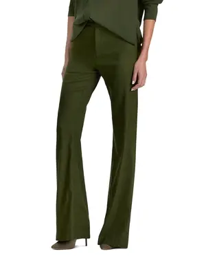 Alice + Olivia Andrew Mid Rise Bootcut Slim Pants