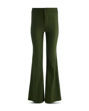 Alice + Olivia Andrew Mid Rise Bootcut Slim Pants