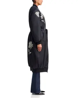 Cinq À Sept Celestina Embroidered Long Coat