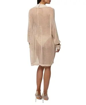 JLUXLABEL Solara Embroidered Button Up Top