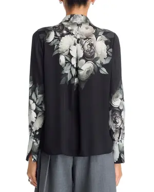 Kobi Halperin Kit Printed Silk Blend Blouse