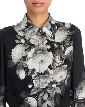 Kobi Halperin Kit Printed Silk Blend Blouse