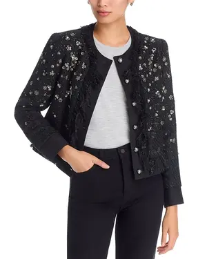 Kobi Halperin Marshall Beaded Jacket - Black