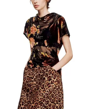 Anna Sui Folia Devore Top