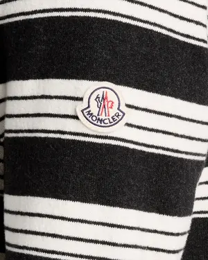 Moncler Chest Pocket Stripe Crewneck Shirt