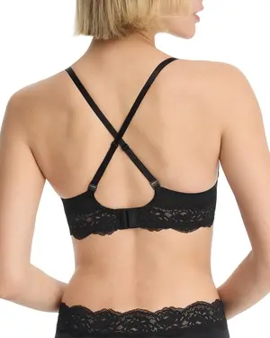 SKARLETT BLUE Divine Convertible Plunging Neck Push Up Bra - Black