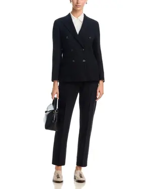 Eleventy Wool Mohair Double Breasted Jacket