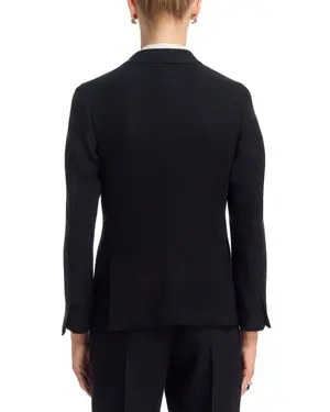 Eleventy Wool Mohair Double Breasted Jacket