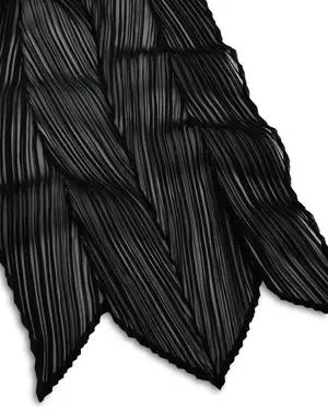 Issey Miyake Skinny Pleated Scarf