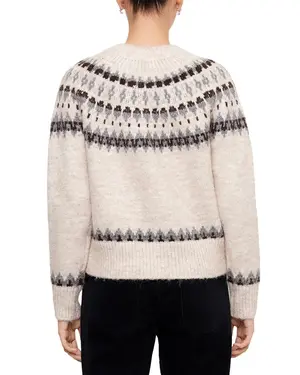 Karen Kane Jacquard Fair Isle Cardigan
