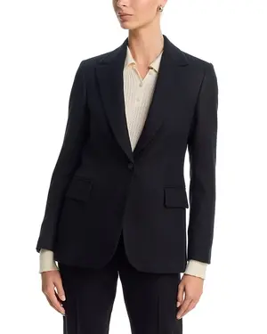 Eleventy Wool & Cashmere Single Breasted Blazer