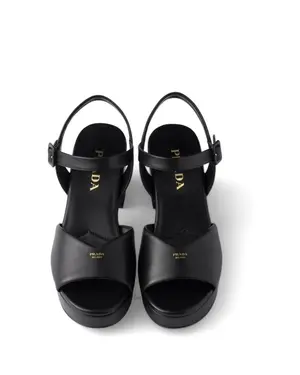 Prada Padded Nappa Leather Sandals