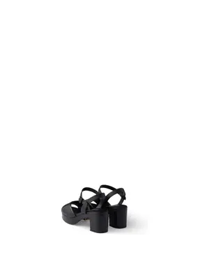 Prada Padded Nappa Leather Sandals