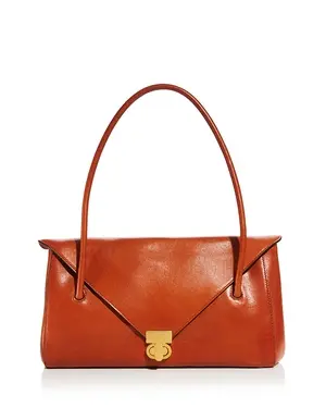 Marni Calfskin Leather East/west Shoulder Bag