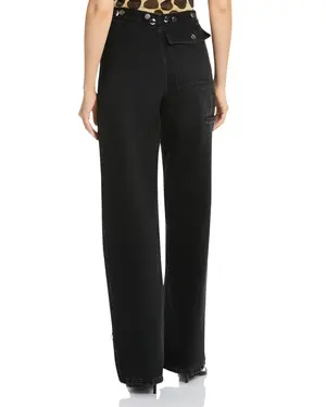 Marni High Rise Latch Closure Jeans