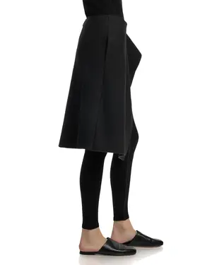 TOTEME Scuba Slit Front Raw Edge Hem Skirt
