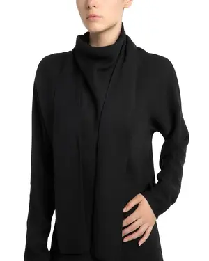 TOTEME Scarf Neck Slouch Waist Dress
