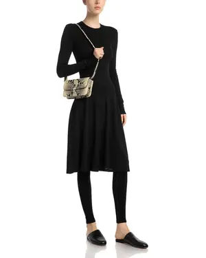 TOTEME Round Neck Long Sleeve Dress