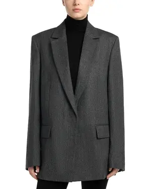 TOTEME Herringbone Wool Blazer