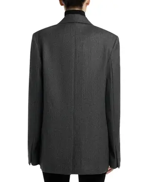 TOTEME Herringbone Wool Blazer