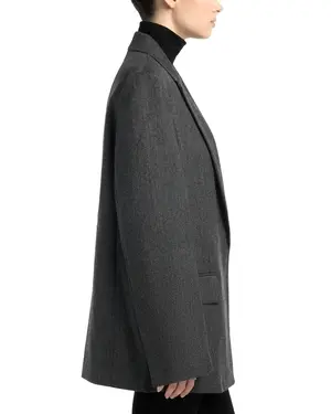 TOTEME Herringbone Wool Blazer