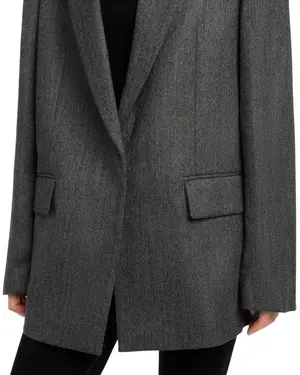 TOTEME Herringbone Wool Blazer
