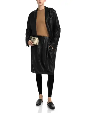 TOTEME Short Leather Blazer