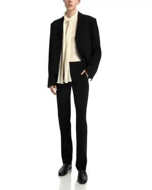TOTEME Wool Stretch Low Rise Tapered Pants