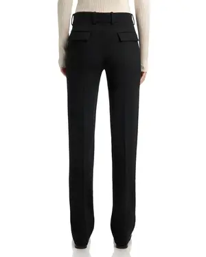 TOTEME Wool Stretch Low Rise Tapered Pants