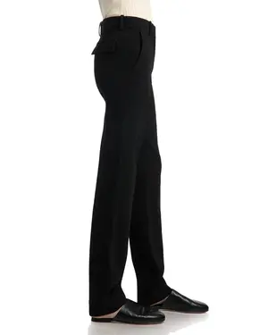 TOTEME Wool Stretch Low Rise Tapered Pants