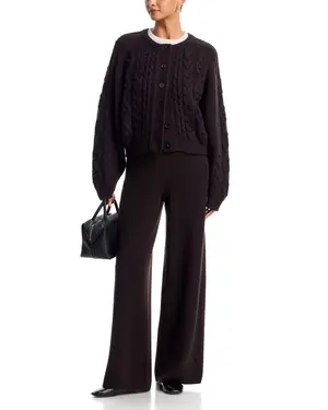 LISA YANG Olanda Cashmere Wide Leg Pants