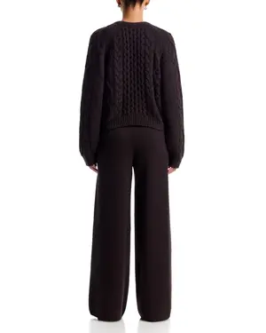 LISA YANG Olanda Cashmere Wide Leg Pants