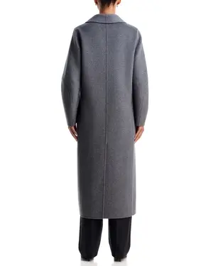 LISA YANG Double Shawl Wool & Cashmere Coat