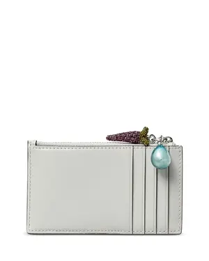 Tory Burch Kira Small Diamond Quilted Leather Zip Around Wallet