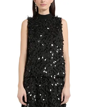 Marella Mllgioiosa Sequin Sleeveless Top