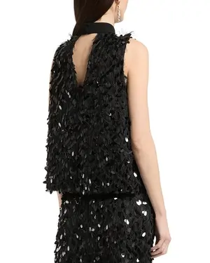 Marella Mllgioiosa Sequin Sleeveless Top