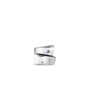 UNODE50 Sterling -plated Spiral Ring