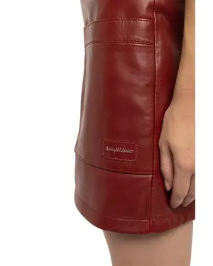 Zadig&Voltaire Jaime Leather Mini Skirt