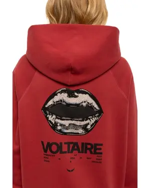 Zadig&Voltaire Georgy Hooded Embellished Back Sweatshirt
