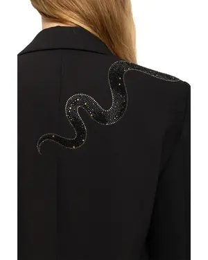 Zadig&Voltaire Vanille Snake Embellished Blazer