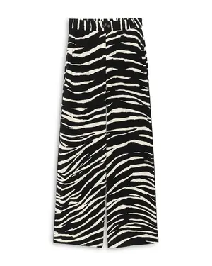 Zadig&Voltaire Pin Zebra Print Pull On Pants