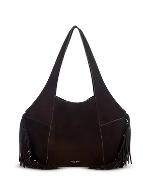 Rag & Bone Fringed Suede Hobo Bag