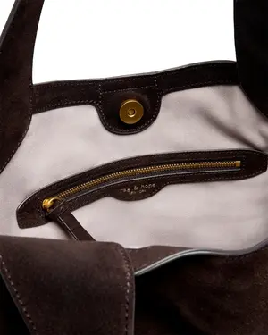 Rag & Bone Fringed Suede Hobo Bag