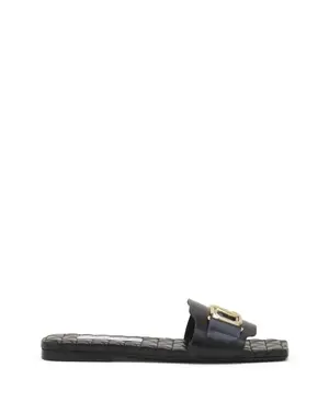 LANVIN Mother & Daughter Flat Mule - Black