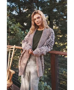 Splendid Desiree Printed Belted Cardigan