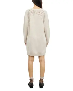 Gerard Darel Coset Wool Long Sleeve Dress