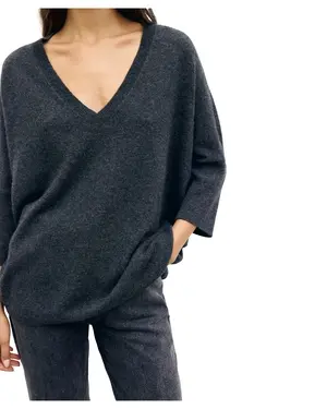Gerard Darel Resa Cashmere V Neck Sweater