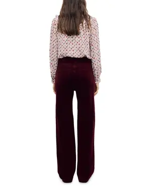 Gerard Darel Mag Cotton Stretch Corduroy Pants - Redwine