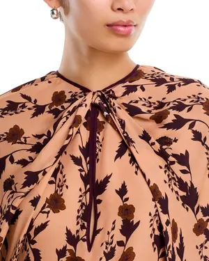 Johanna Ortiz Untamed Bloom Silk Long Sleeve Top