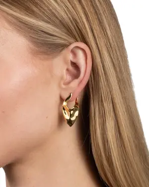 Alexis Bittar Molten Shield Drop Earrings